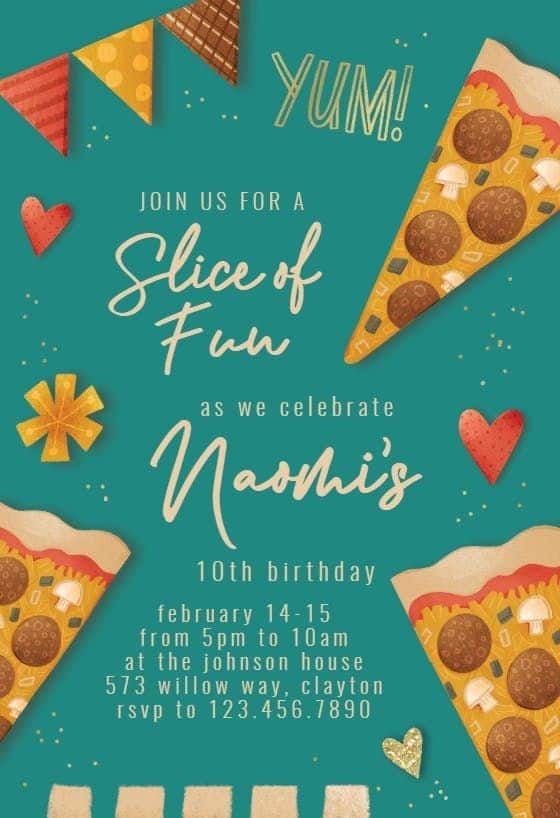 PIZZA PARTYTJIE IDEES / PARTY IDEAS – MoederLiefde